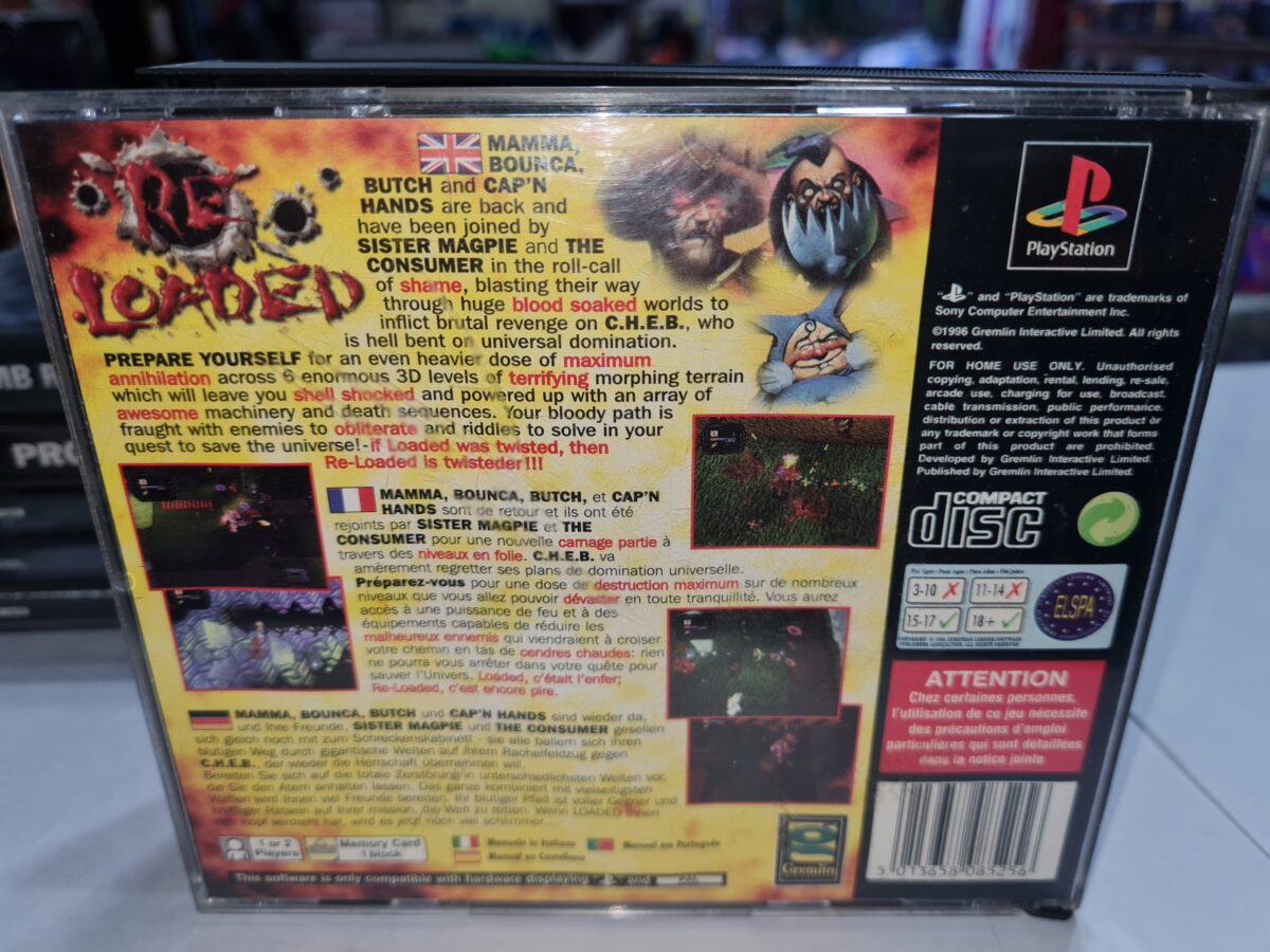 Re Loaded Ps1 Original PAL – Museum Games