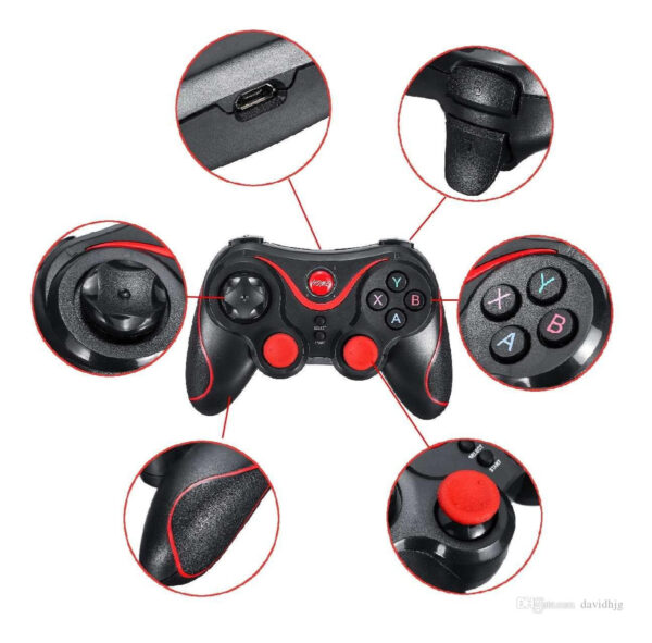 Joystick Bluetooth Inalambrico Celular Pc Tablet Android Ios Color ...