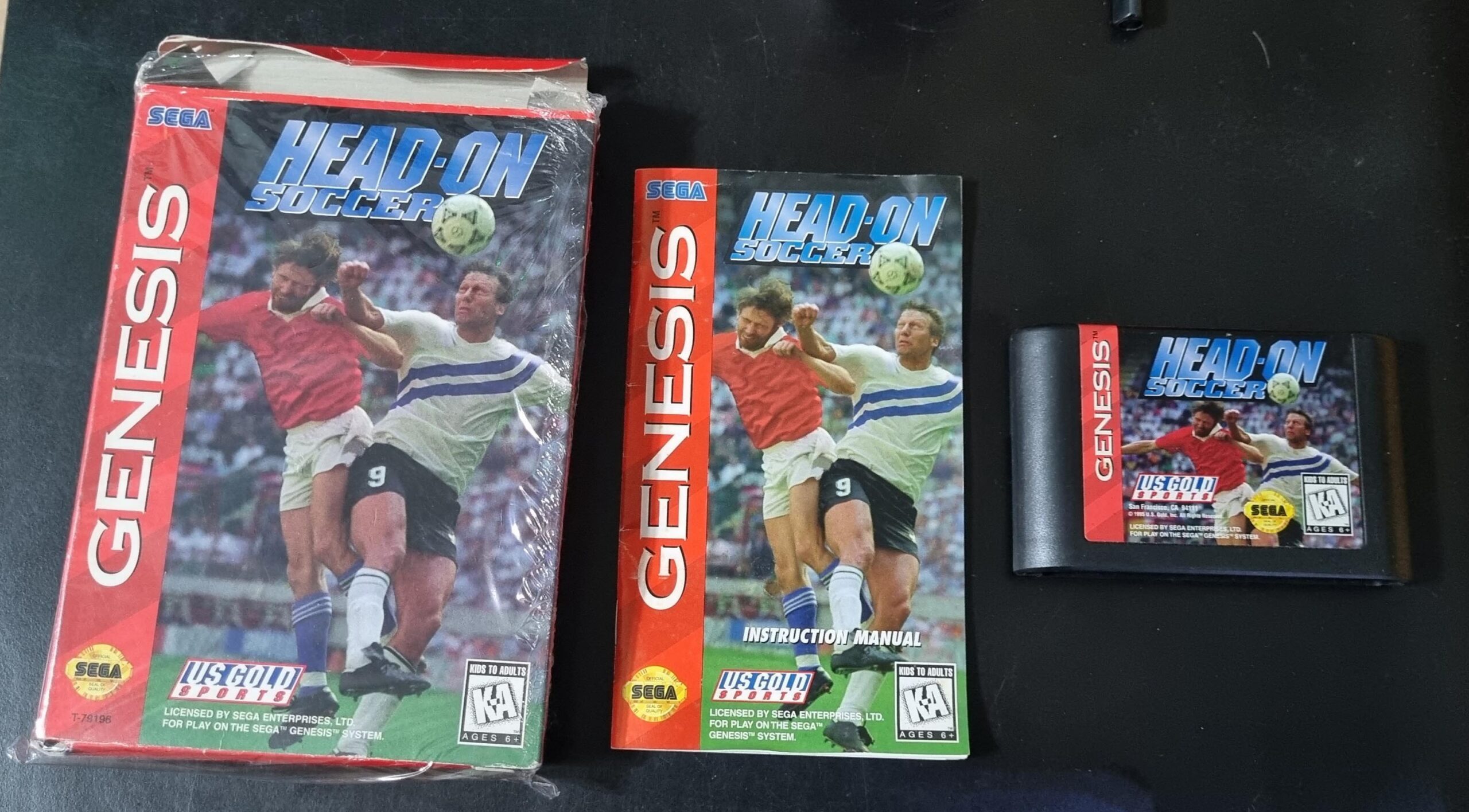 Head-On Soccer | Sega Genesis Original (cib) – Museum Games