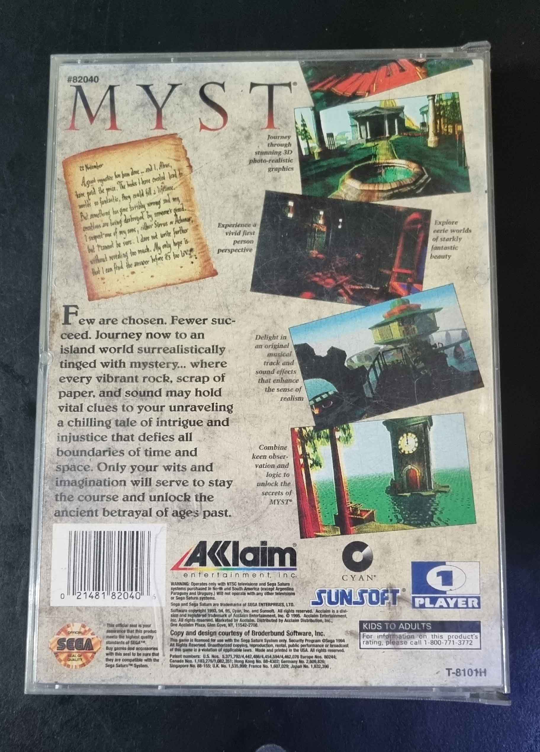 Myst | Sega Saturn Original – Museum Games