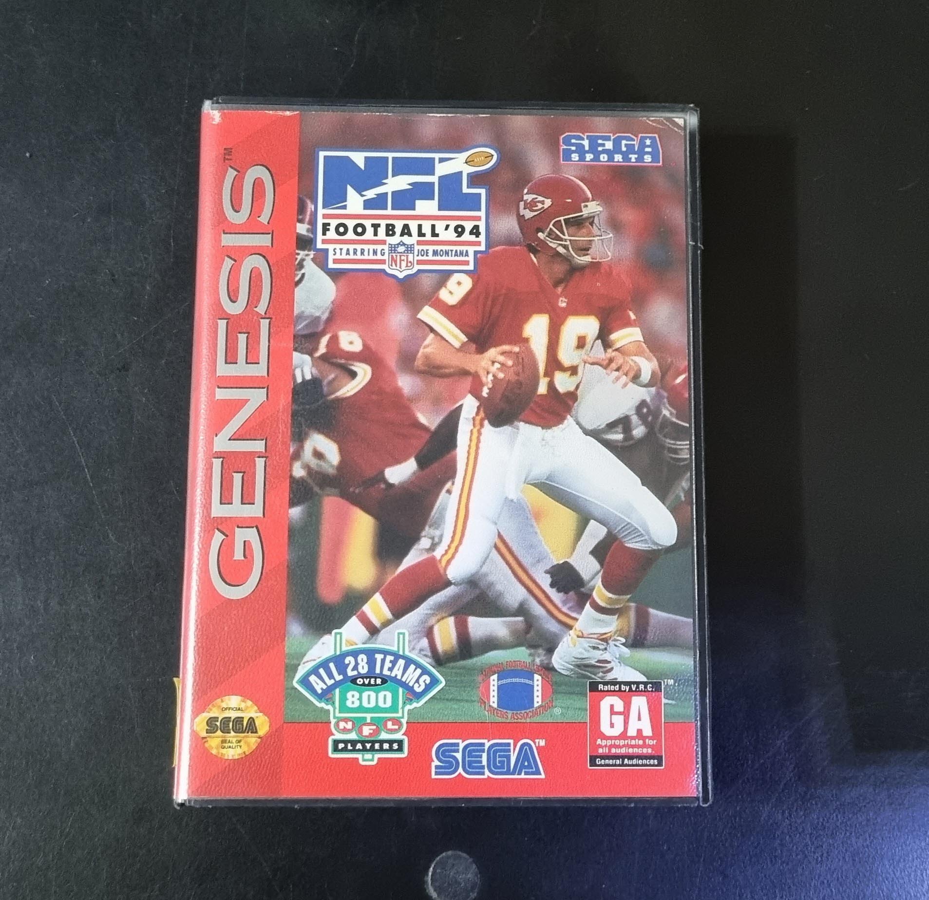 NFL Football ’94 Starring Joe Montana | Sega Genesis Original – Museum ...